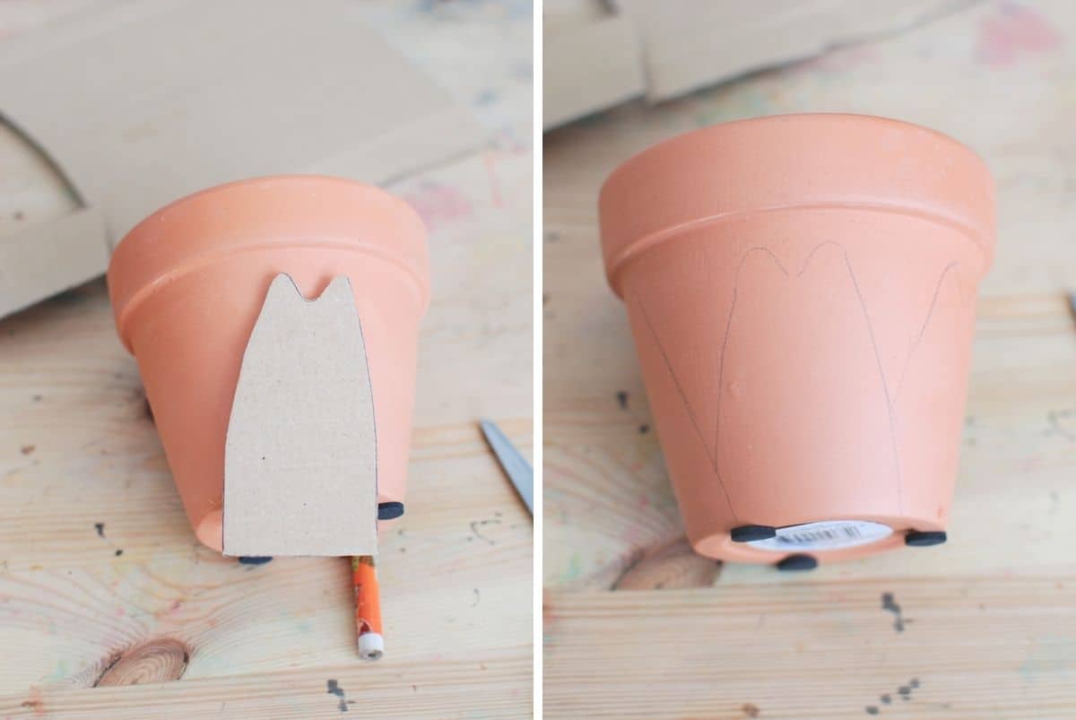 Cat plant pot DIY - Koro Cinco Cats