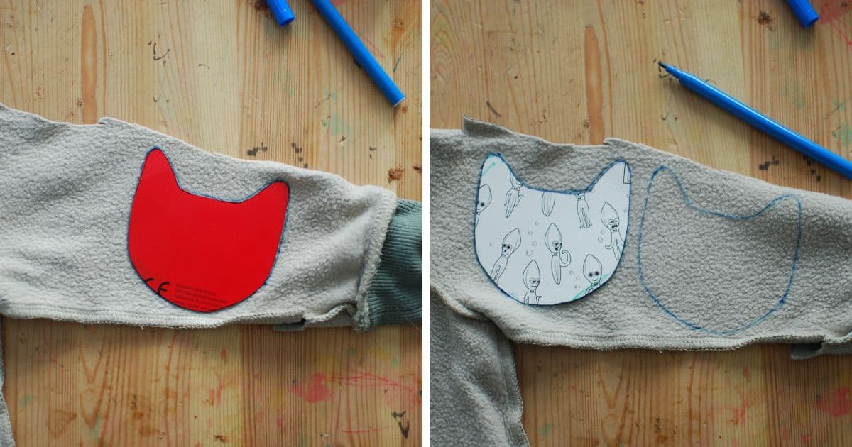 Cat head bunting DIY - Koro Cinco Cats
