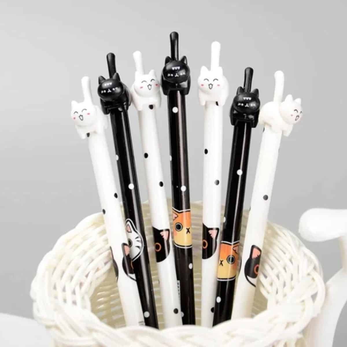 Cat pens - Cat themed stationery and office supplies - Koro Cinco Cats
