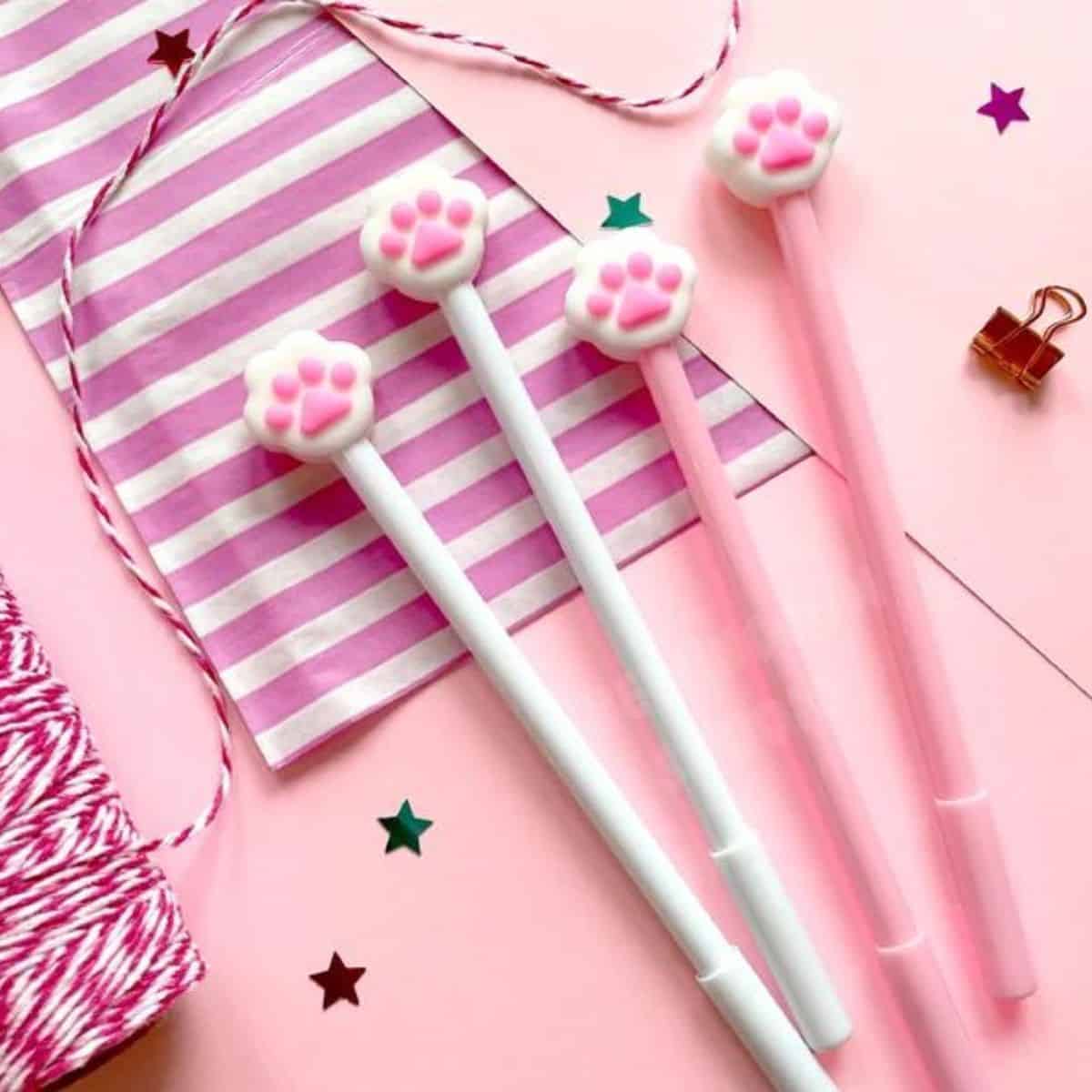 Cat pens - Cat themed stationery and office supplies - Koro Cinco Cats